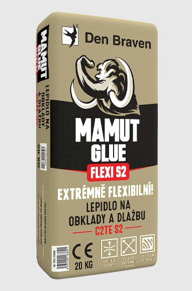 DEN BRAVEN MAMUT GLUE FLEXI S2 – Extrémně flexibilní lepidlo na obklady a dlažbu C2TE S2 ...